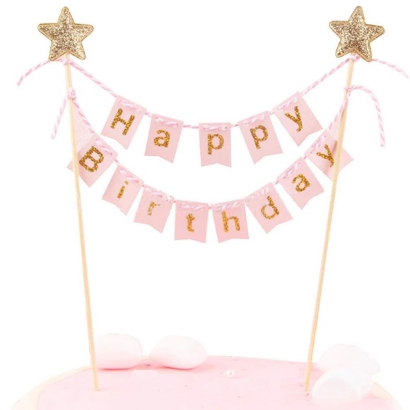 Party Supplies | Happy Birthday Cake Topper Banner | Poshmark